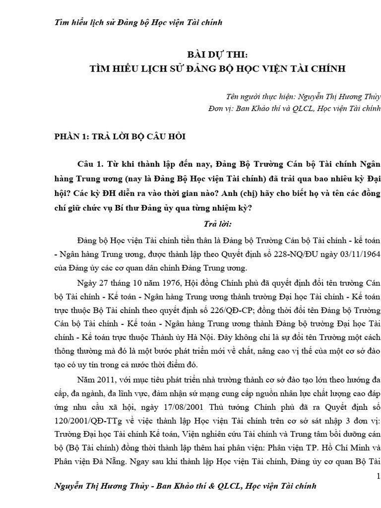 GIAI BA NG THI HUONG THUY BAN KT | PDF