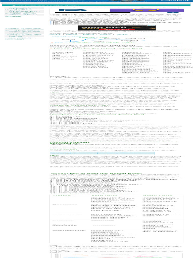 Vocabulary For Academic IELTS Writing Task 1 (Part 1) | PDF | Pie Chart | Vocabulary