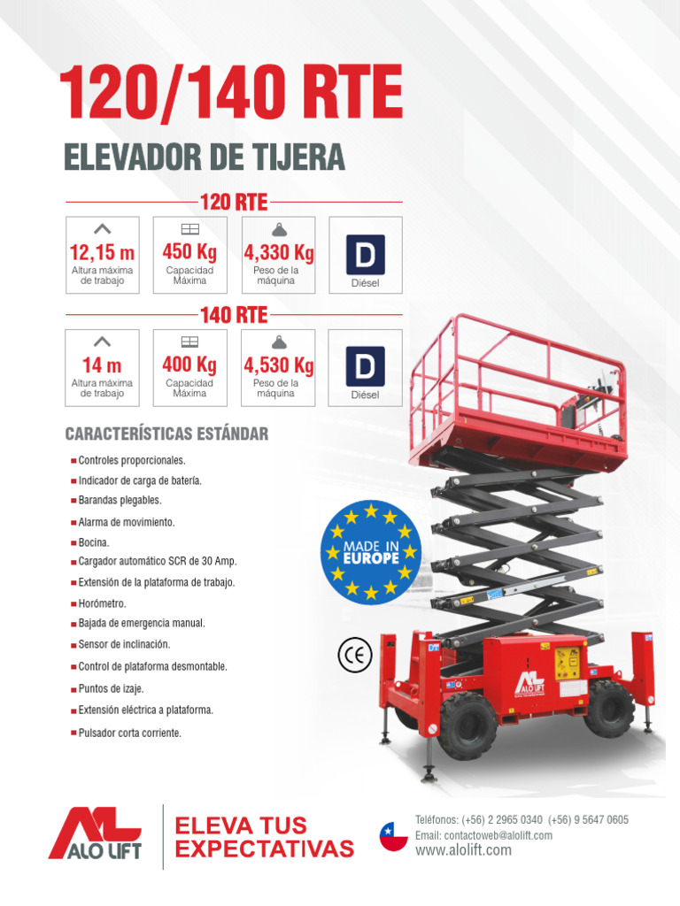 Ficha Tecnica 120 140 Rte | PDF