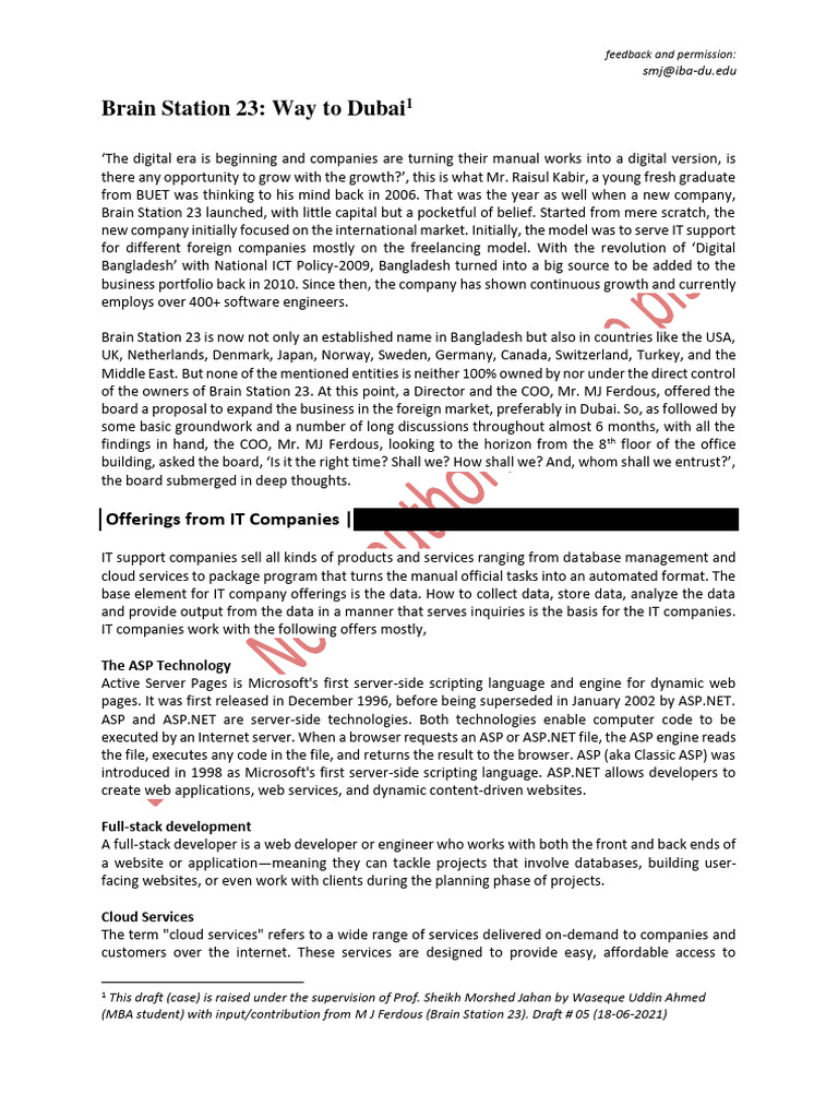 Brain Station 23 - Way To Dubai - 18-06-2021, PDF | PDF | Active Server ...