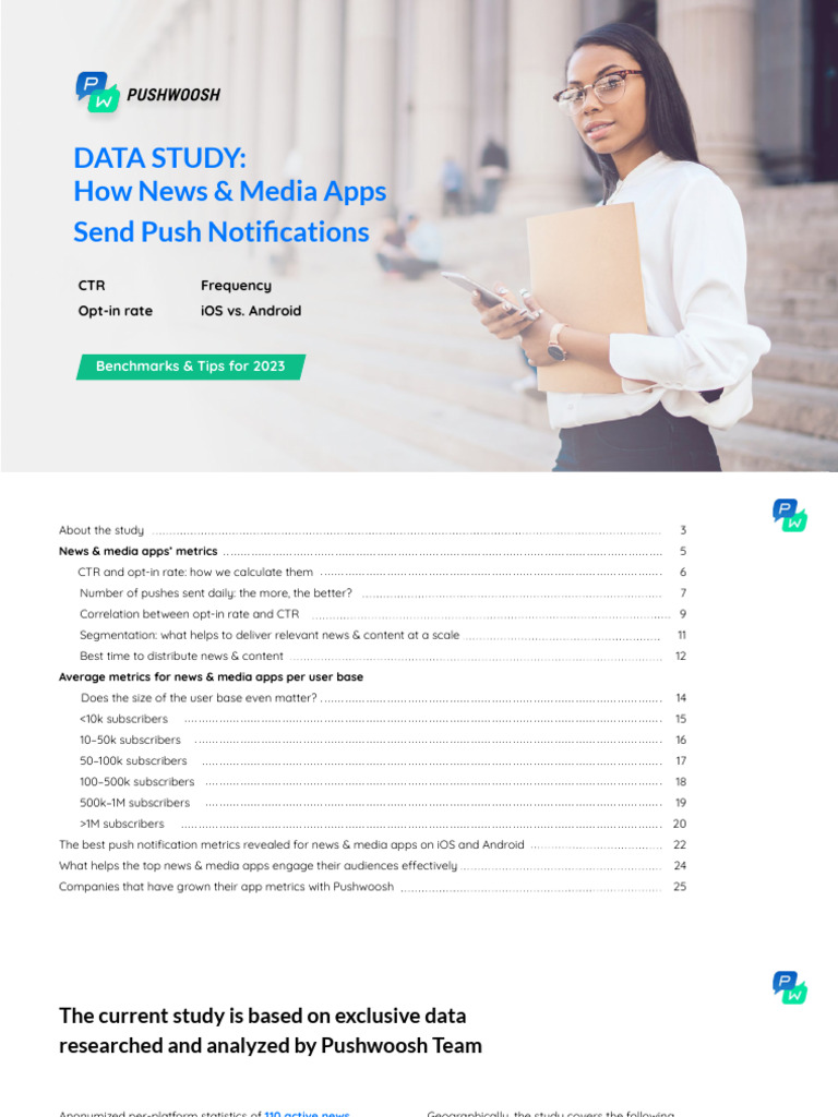 Pushwoosh Media Data Study | PDF | Mobile App | Ios