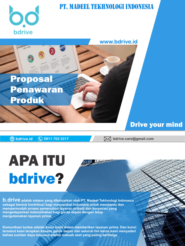 Penawaran Produk Bdrive | PDF