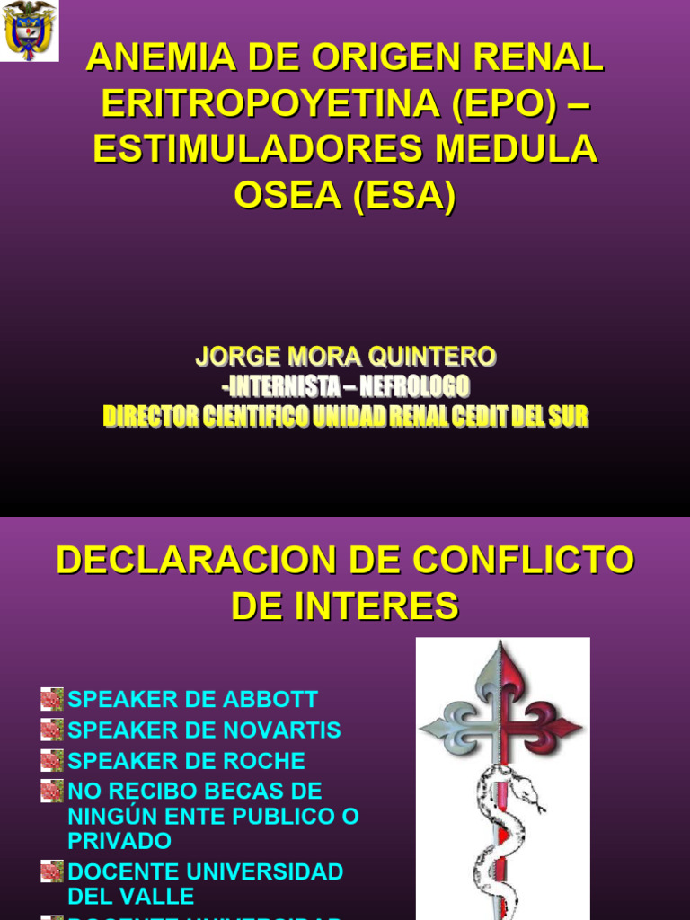 ANEMIA EN I R C Descargar Gratis PDF Anemia Enfermedad Renal Cr nica
