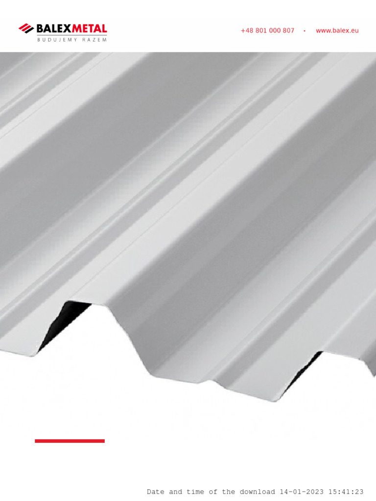 Structural Box Profile Sheet | PDF