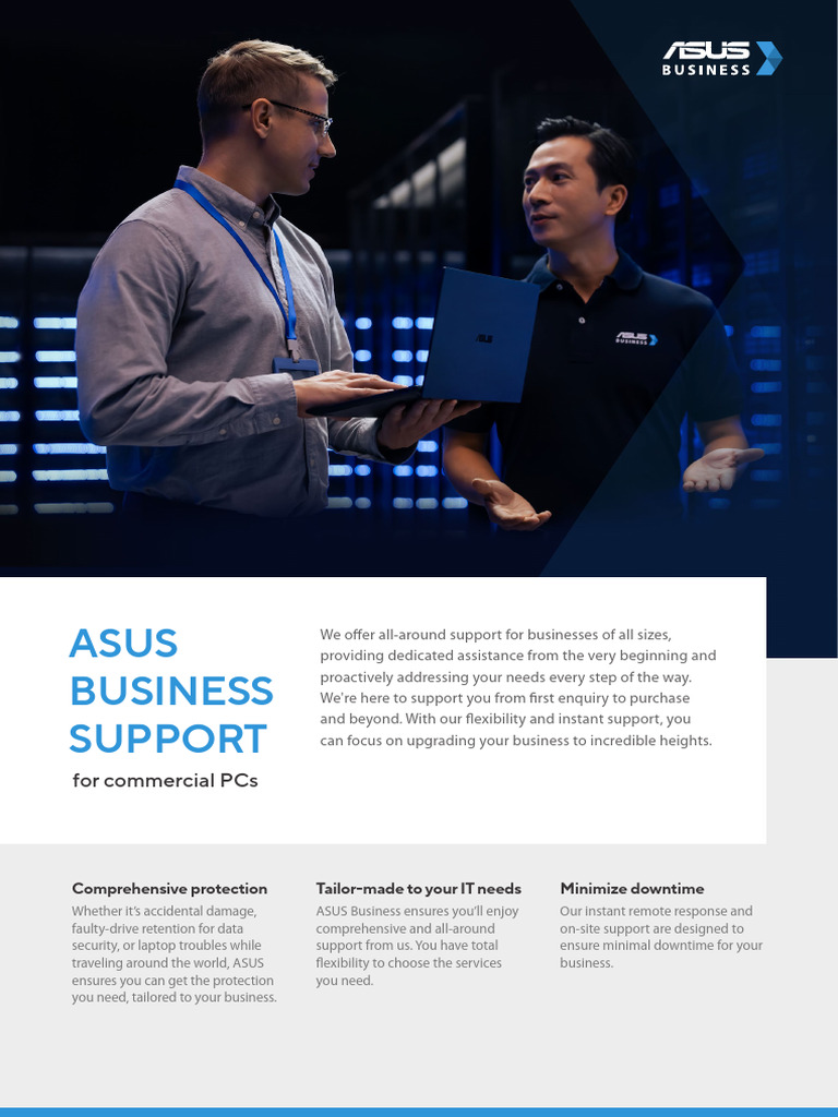 ASUS Business Support | PDF | Laptop | Solid State Drive