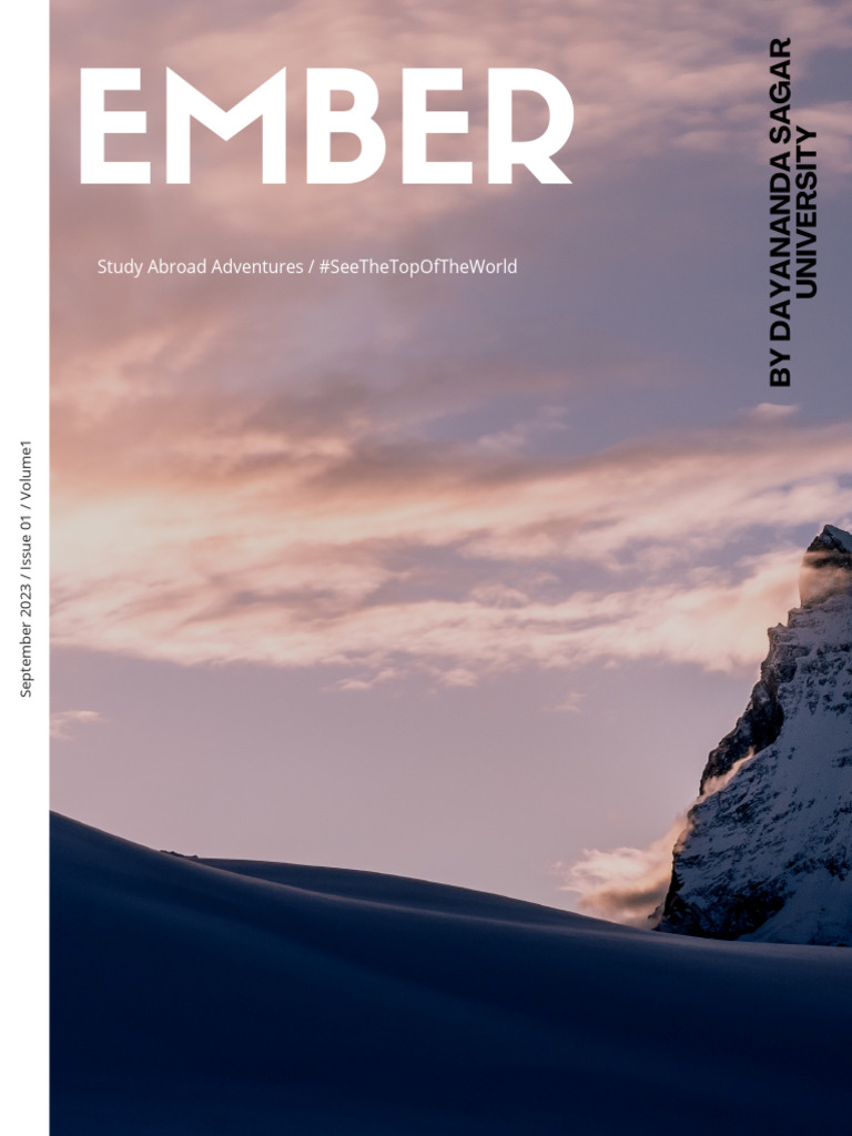 White Text and Mountain Travel Magazine | PDF | Mountains | Coast
