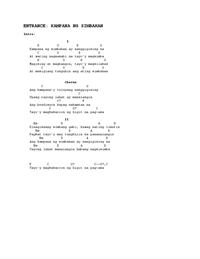 Kampana NG Simbahan | PDF