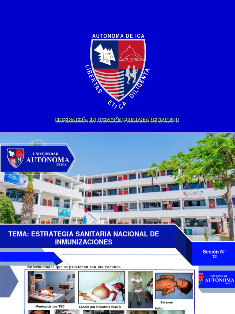 SESION 12 ESNI | Descargar gratis PDF | Vacunas | Vacunación