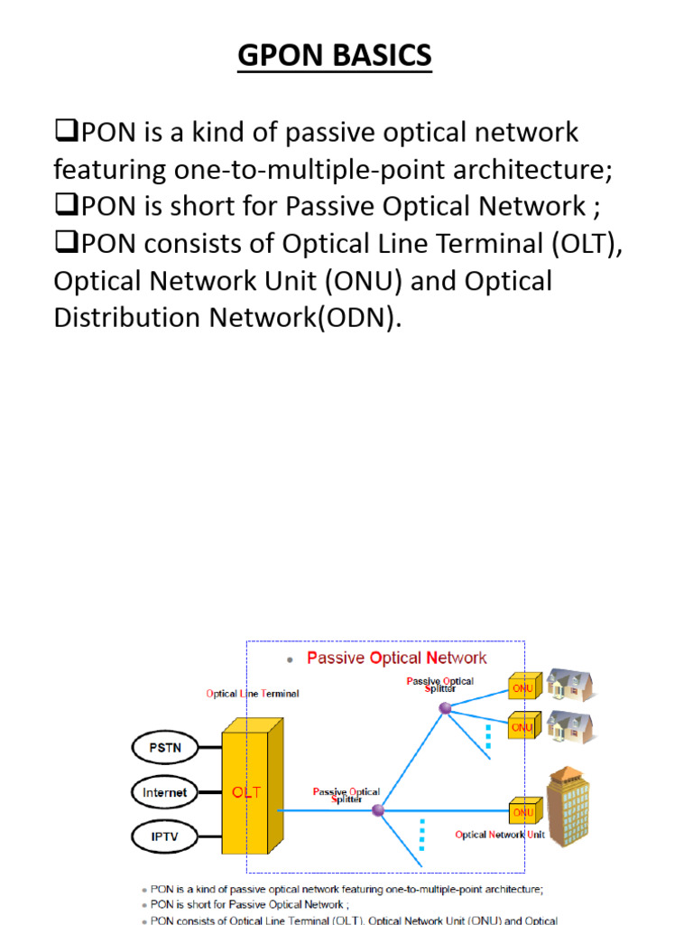 Training Gpon PP | Download Free PDF | Computer Network | Computing