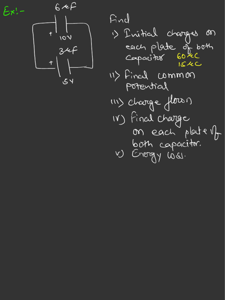 Capacitor Question | PDF | Electrical Engineering | Electrical Components