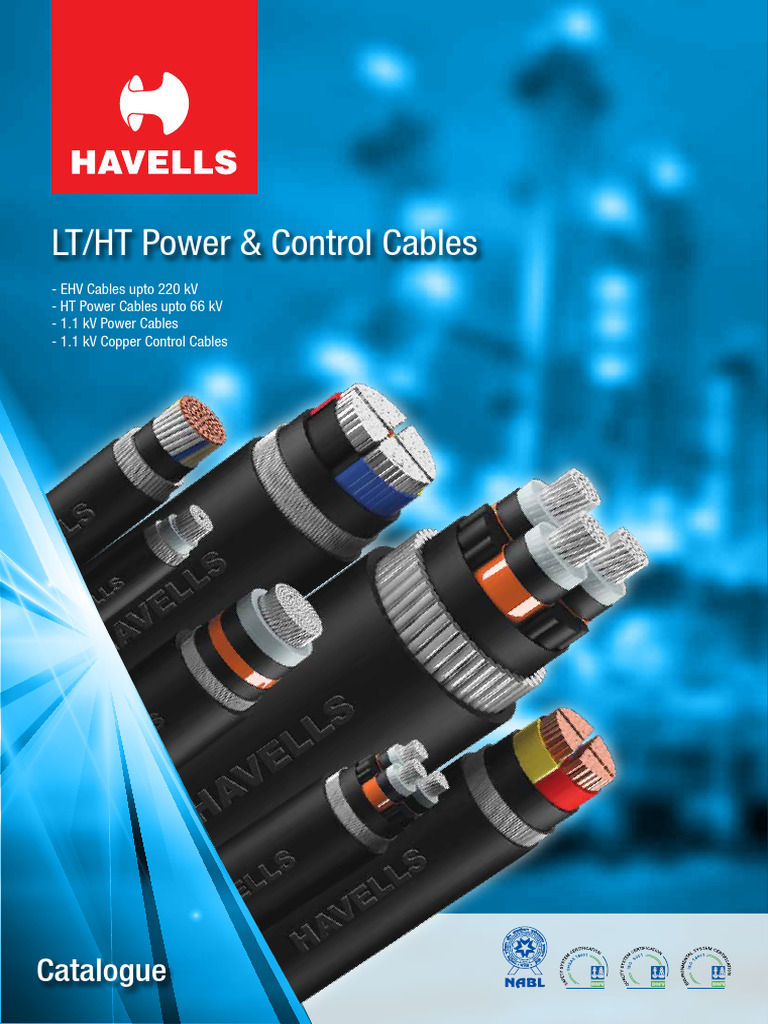 Catalogue Havells Industrial Cables | PDF | Electrical Conductor | Wire