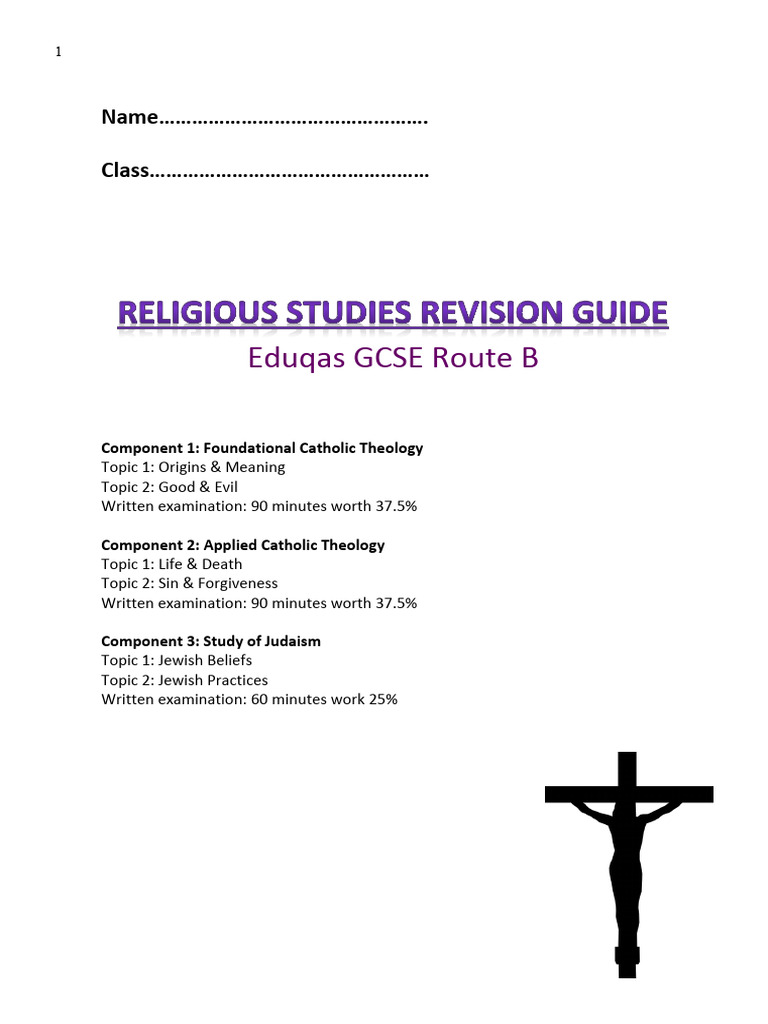 RE GCSE Revision Guide | PDF | Trinity | Jesus