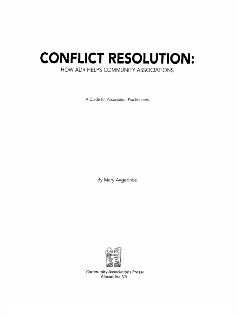 M15 - CMCA - Conflict Resolution | PDF | Mediation | Alternative ...