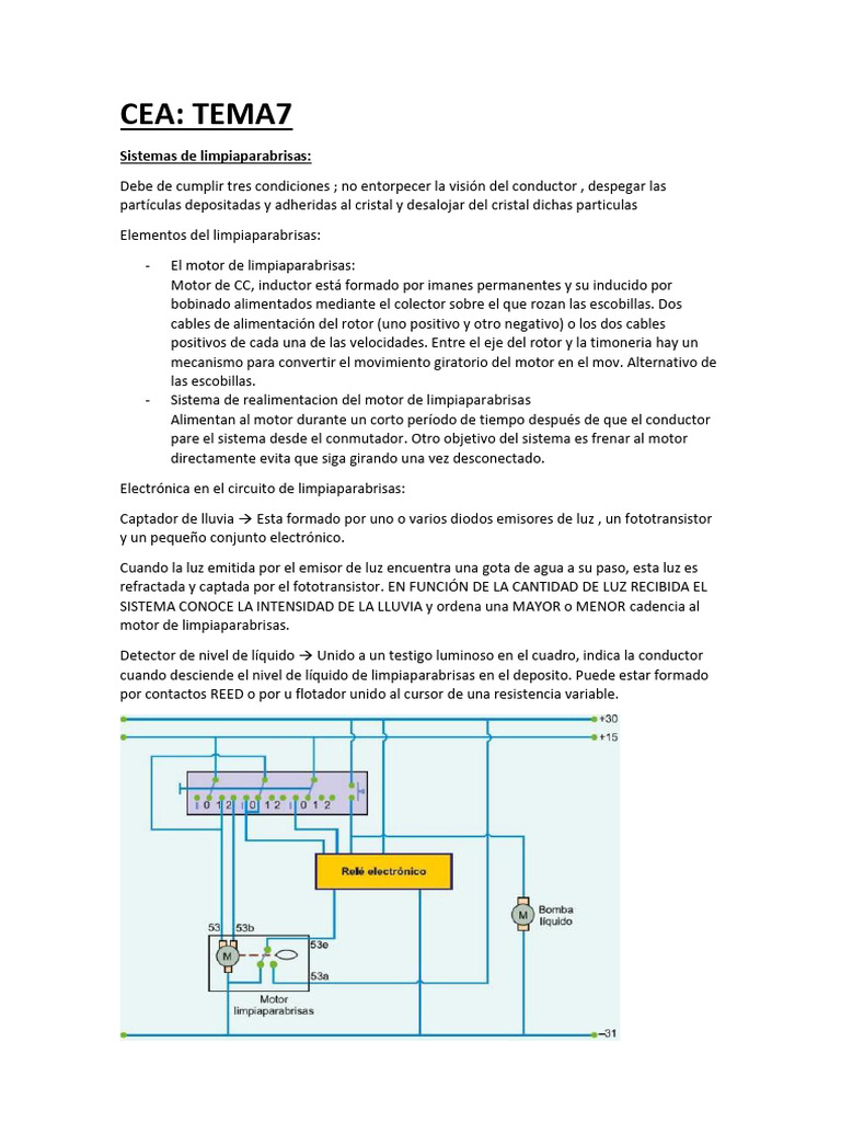 CEA Tema 7 | PDF | Relé | Corriente eléctrica