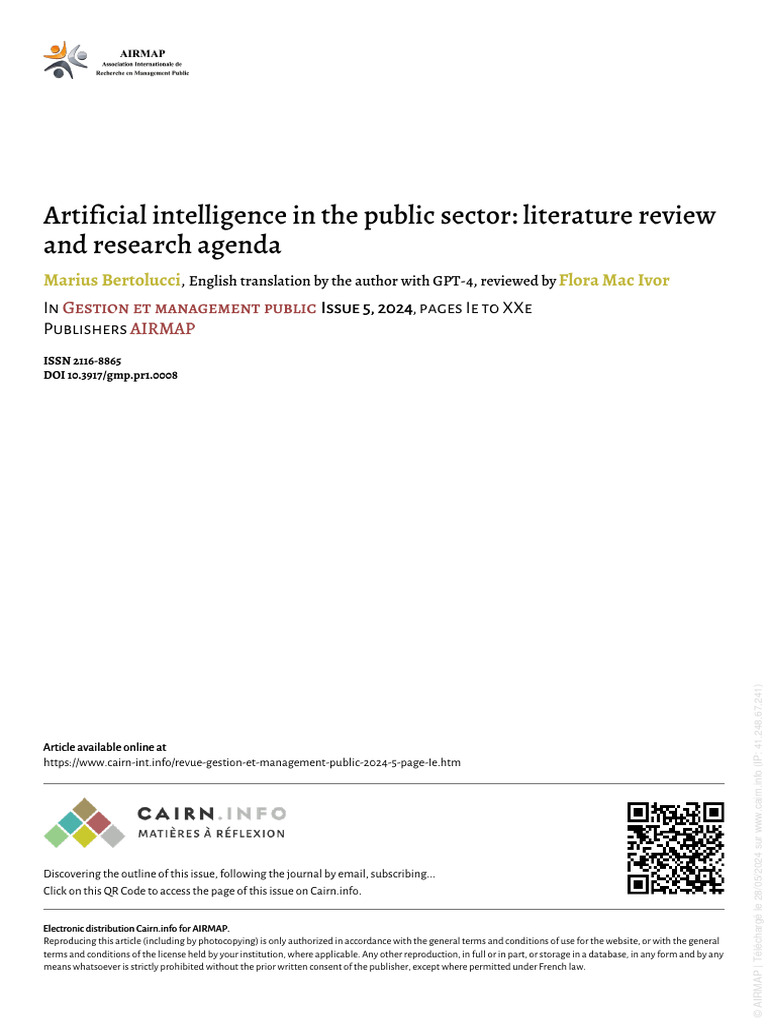 E GMP PR1 0008 | PDF | Artificial Intelligence | Intelligence (AI) & Semantics
