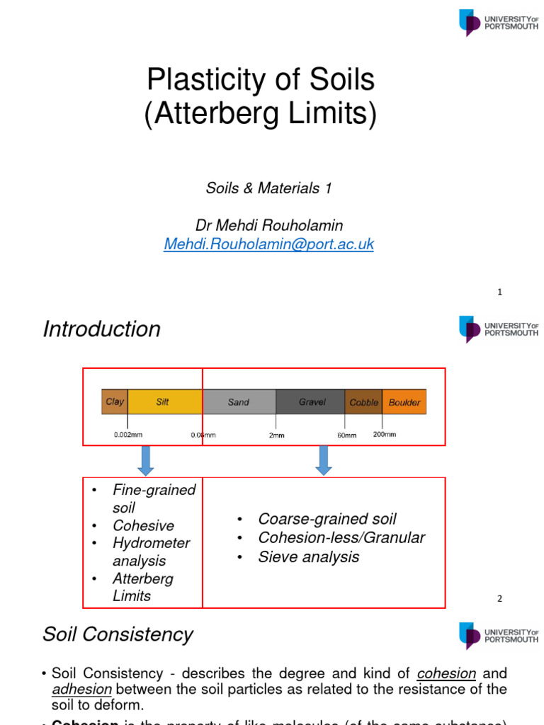 Soil Classification - PRT 1 | PDF | Materials | Soil