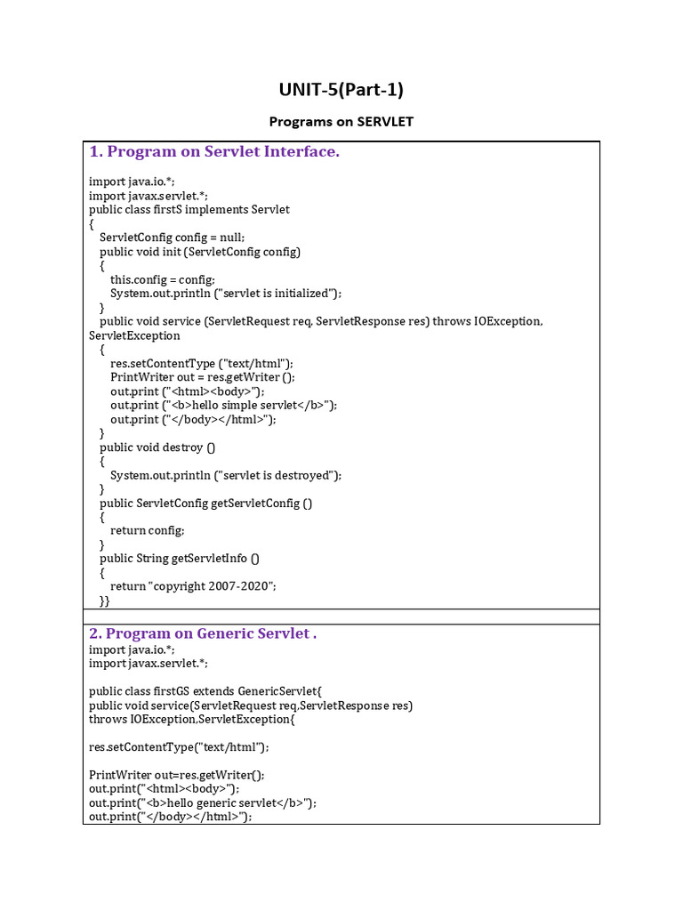 Program On Servlet | PDF | Computing | Software Engineering
