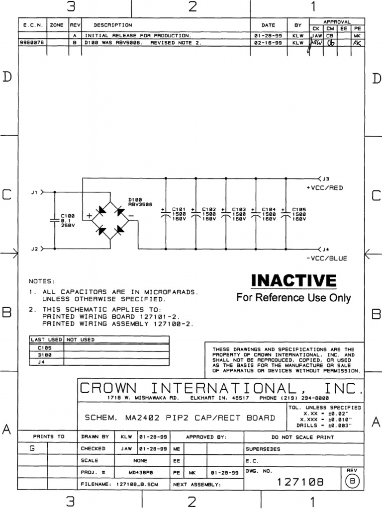 MA2402 Cap Rectifier 127108 - B | PDF