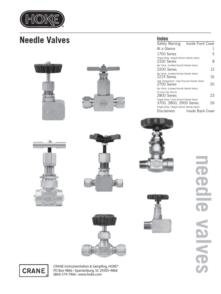 Needle Valves and Dyna-Pak Systems | PDF | Valve | Mechanical Engineering