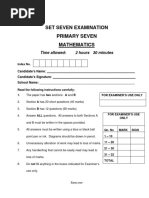 GRADE 8 MATHEMATICS TERM 1 2025 OPENER EXAM | PDF | Mathematics