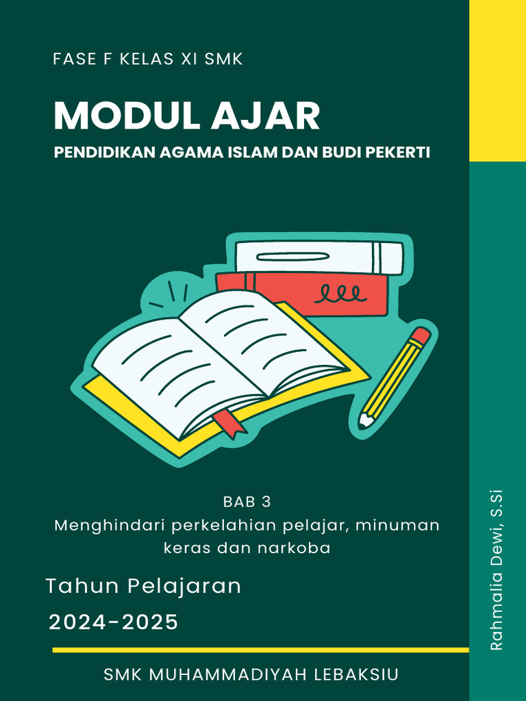 Rahmalia-Modul Ajar Aik-Bab 3-2024 | PDF | Sains & Matematika