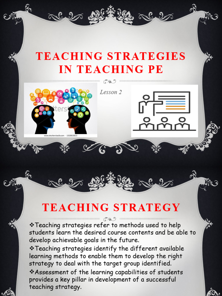 Effective Teaching Strategies for PE | PDF | Learning | Teachers