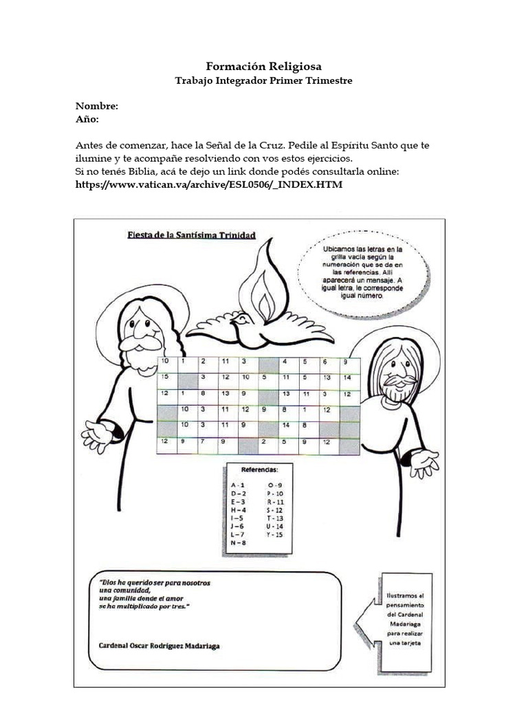TP Integrador 6 Catequesis | PDF