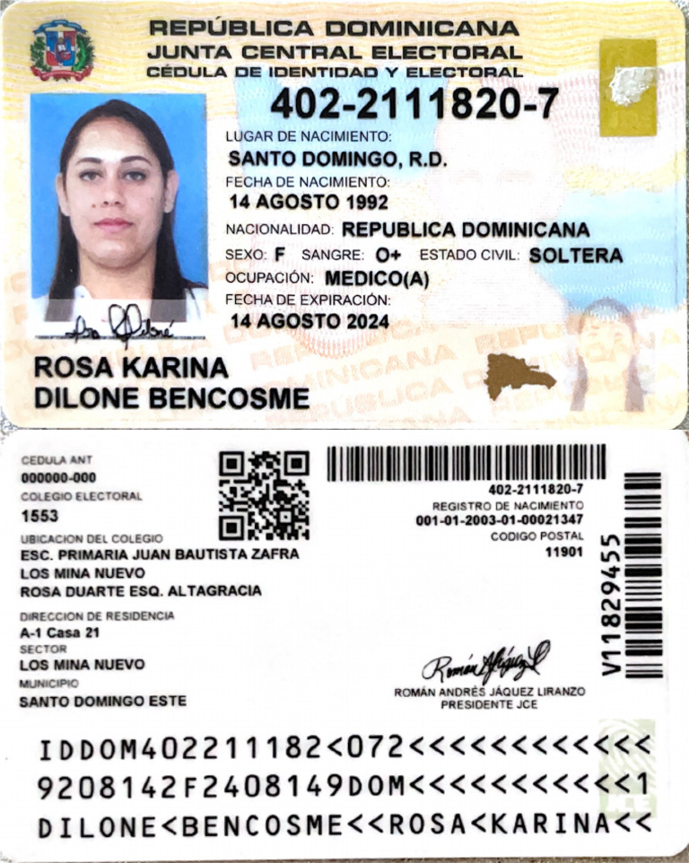 Cédula Rosa Dilone | PDF