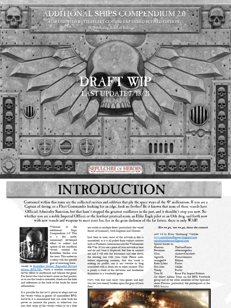 ASC 2.0 Draft | PDF | Battleship | Cruiser