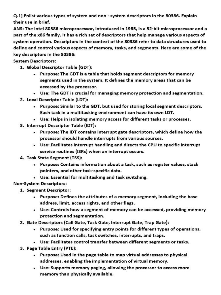 Microprocessor Imp | PDF | X86 Architecture | Computer Data Storage