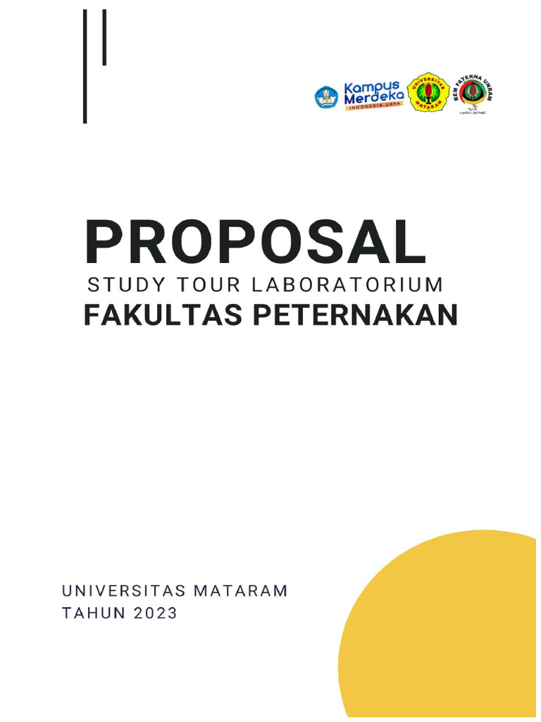 Proposal Study Tour Lab Faterna | PDF | Teknologi & Rekayasa