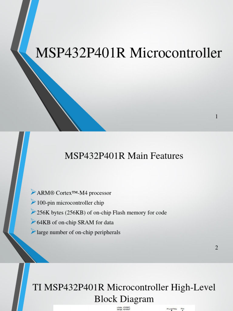 MSP432 - Chapter2 Led Blinking | PDF | Microcontroller | Electronic Oscillator