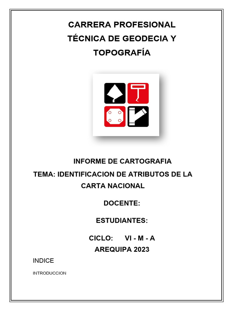 Informe CARTOGRAFIA | PDF | Mapa | Color