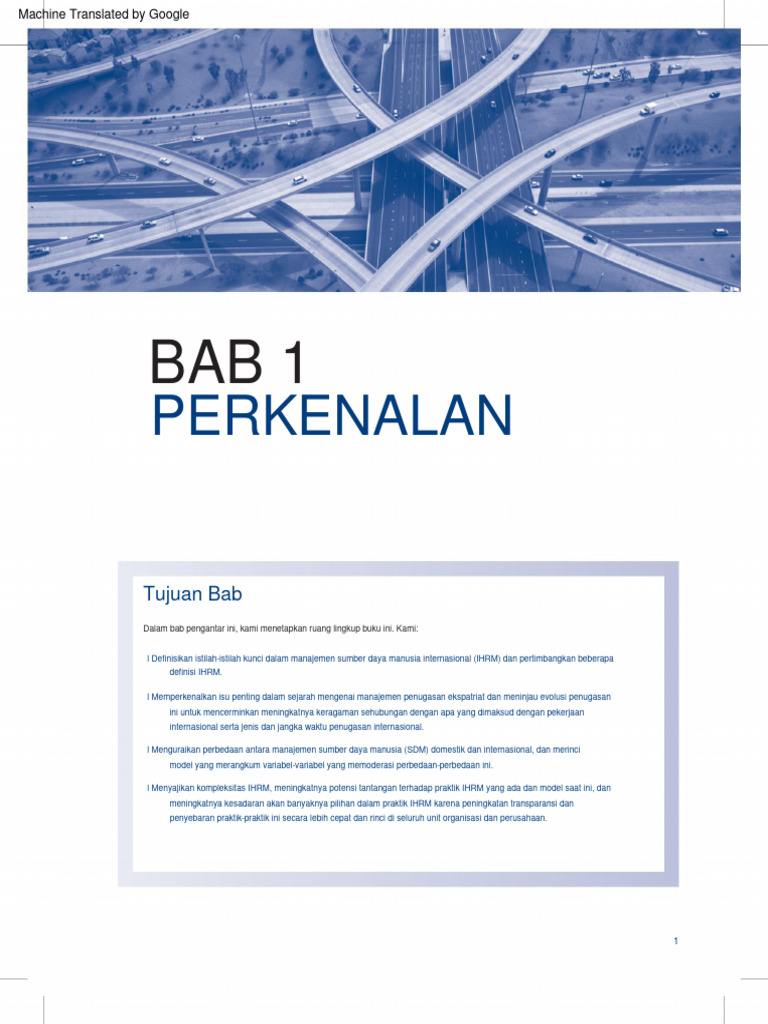 Chapter 1 - IHRM Book - Translate | PDF | Karier & Perkembangan | Pengembangan Diri