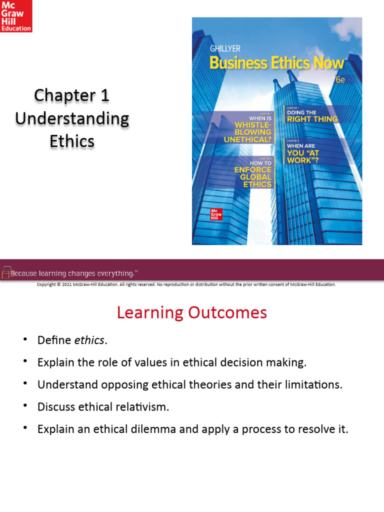 Ghillyer6e PPT Ch01 | PDF | Business Ethics | Audit