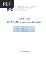 Tài liệu đặc tả yêu cầu phần mềm (SRS) | PDF