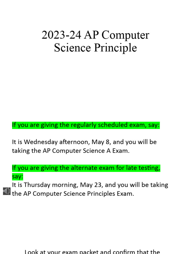 2024 AP Computer Science Principles | PDF | Multiple Choice | Advanced Placement