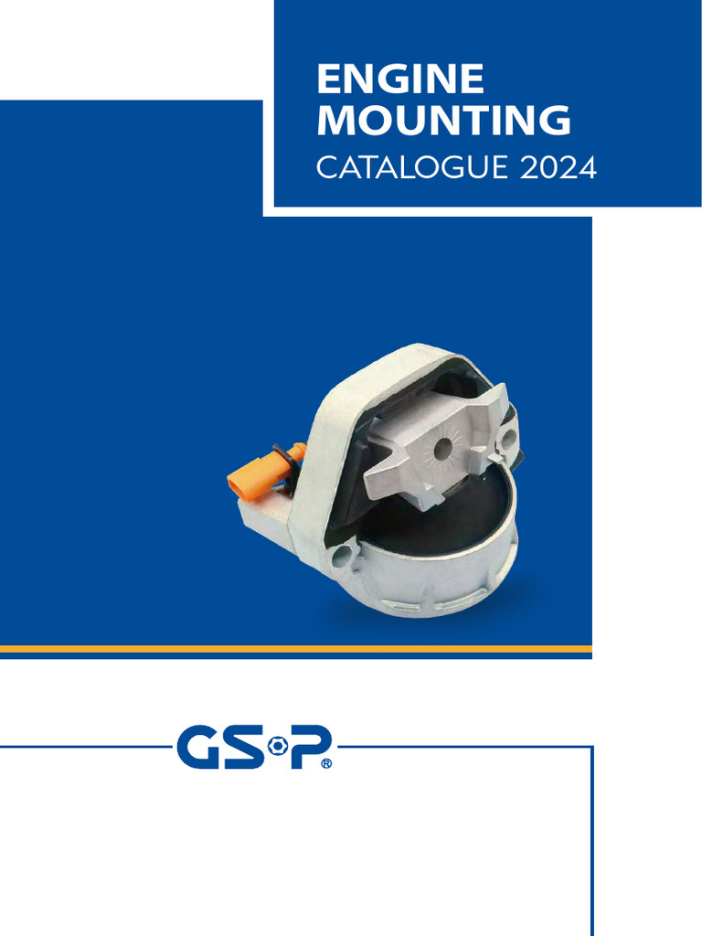 GSP Engine Mounting Catalogue 2024 | PDF | Car | Motor Vehicle ...