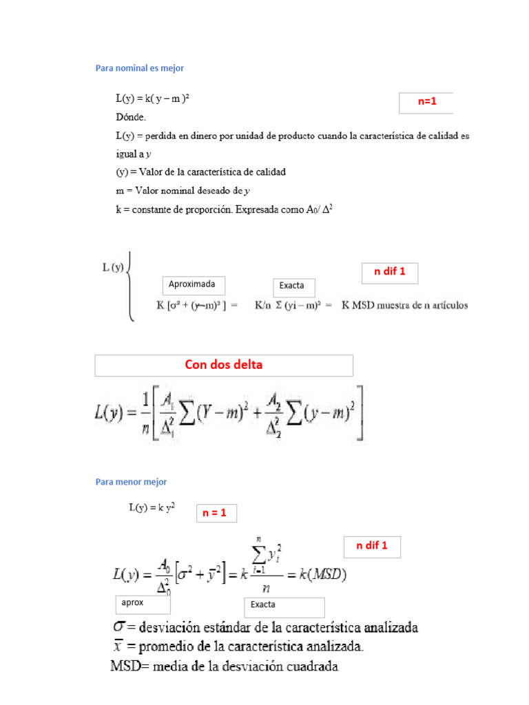 Con Dos Delta: para Nominal Es Mejor | PDF | Análisis estadístico ...