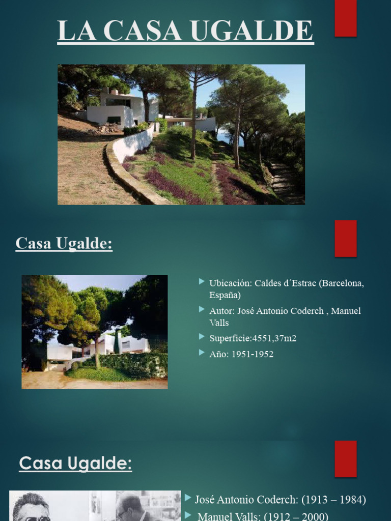 Casa Ugalde: Racionalismo en Barcelona | PDF | Ciencias sociales | Viajes y turismo