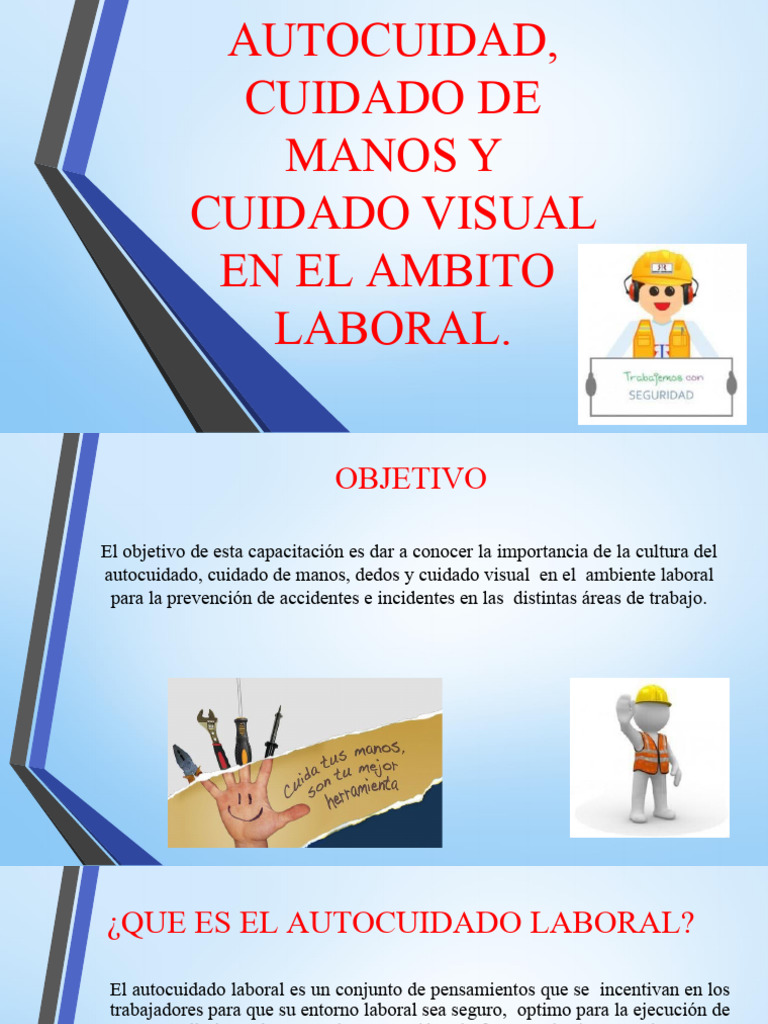 CAPACITACION AUTOCUIDAD, CUIDADO DE MANOS Y CUIDADO VISUAL M | PDF | Higiene