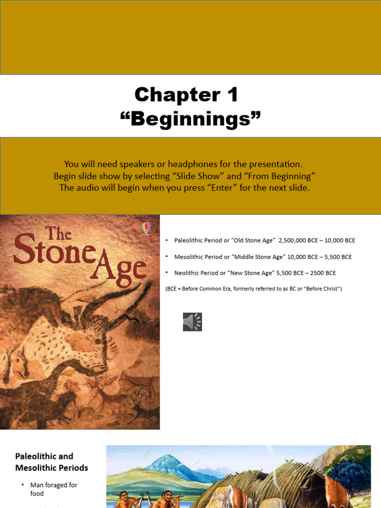 Overview of Stone Age Art and Culture | PDF | Stone Age | Paleolithic