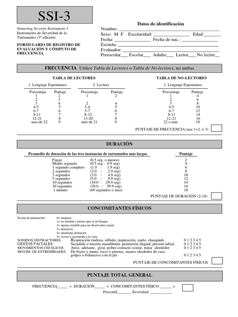 SSI-3 PROTOCOLO Completo | PDF