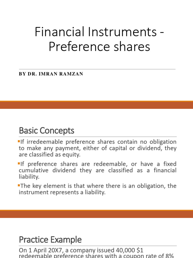 Lecture 10 Slides Financial Instrument Equity | PDF | Bonds (Finance ...