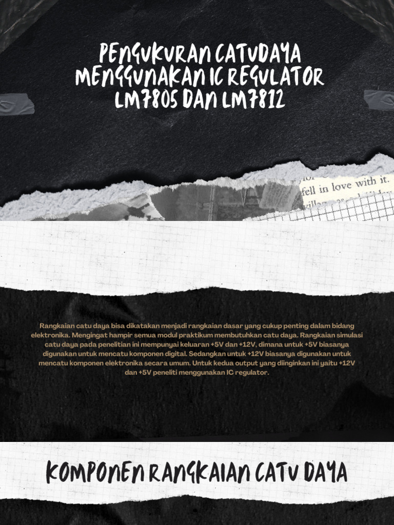 Pengukuran Catu Daya | PDF