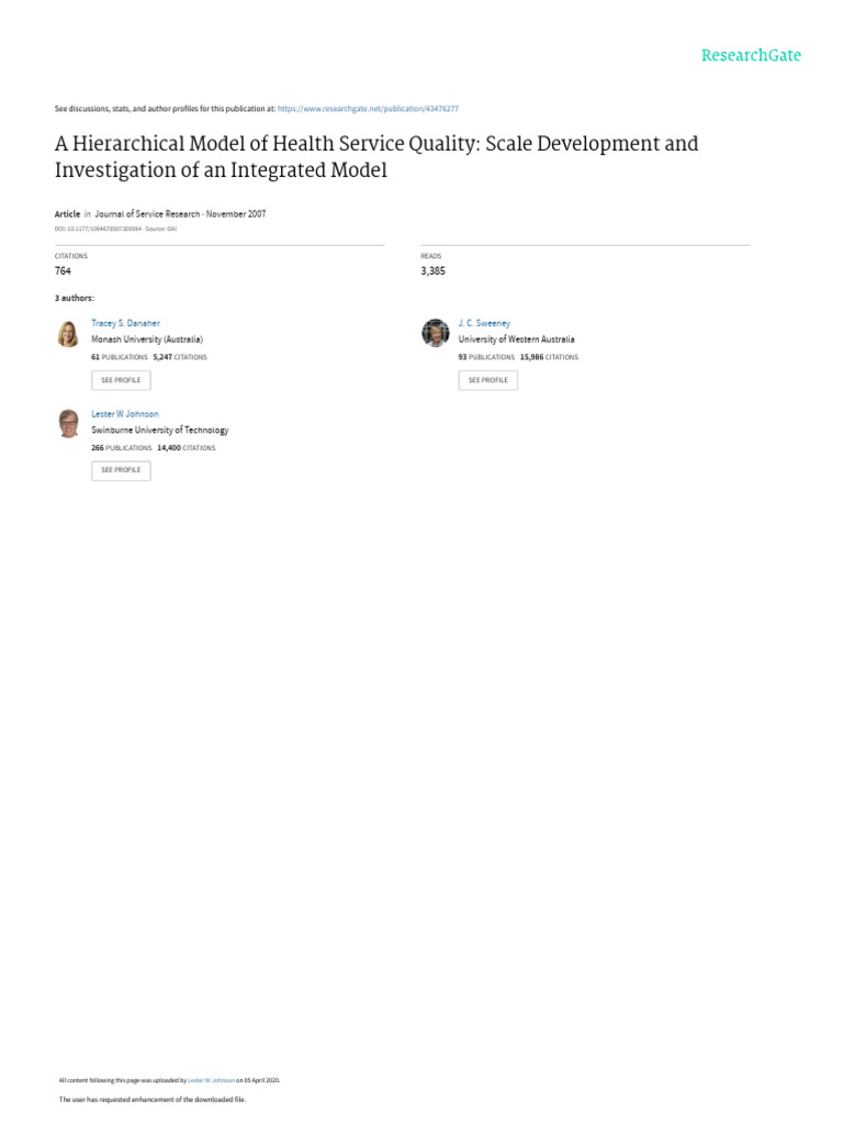 modelo jerarquico | Download Free PDF | Focus Group | Health Care