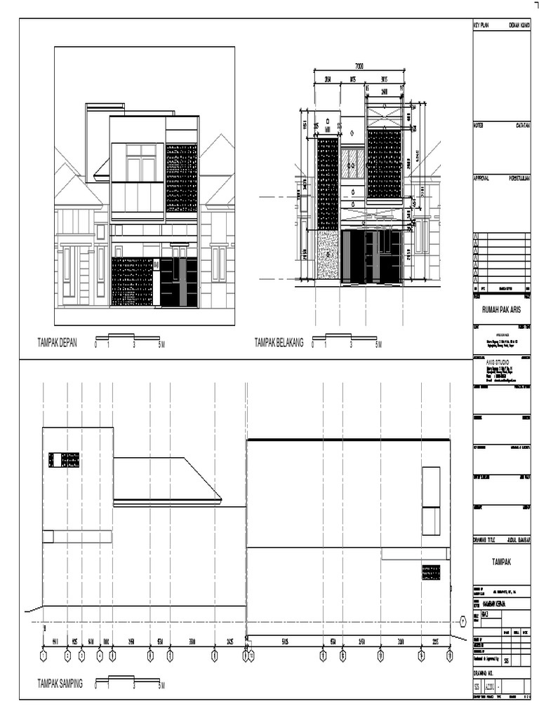 Rumah Pak Aris Design Layout | PDF