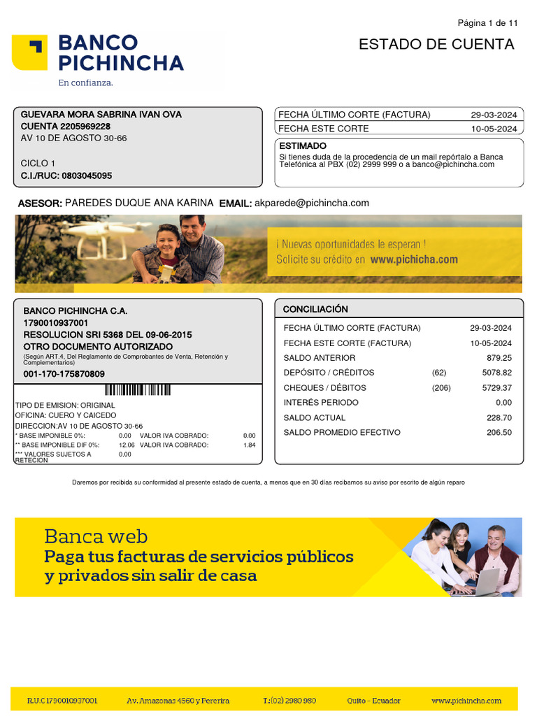 Estados de Cuentas - Abril | PDF | Tarjeta de débito | Tecnología bancaria