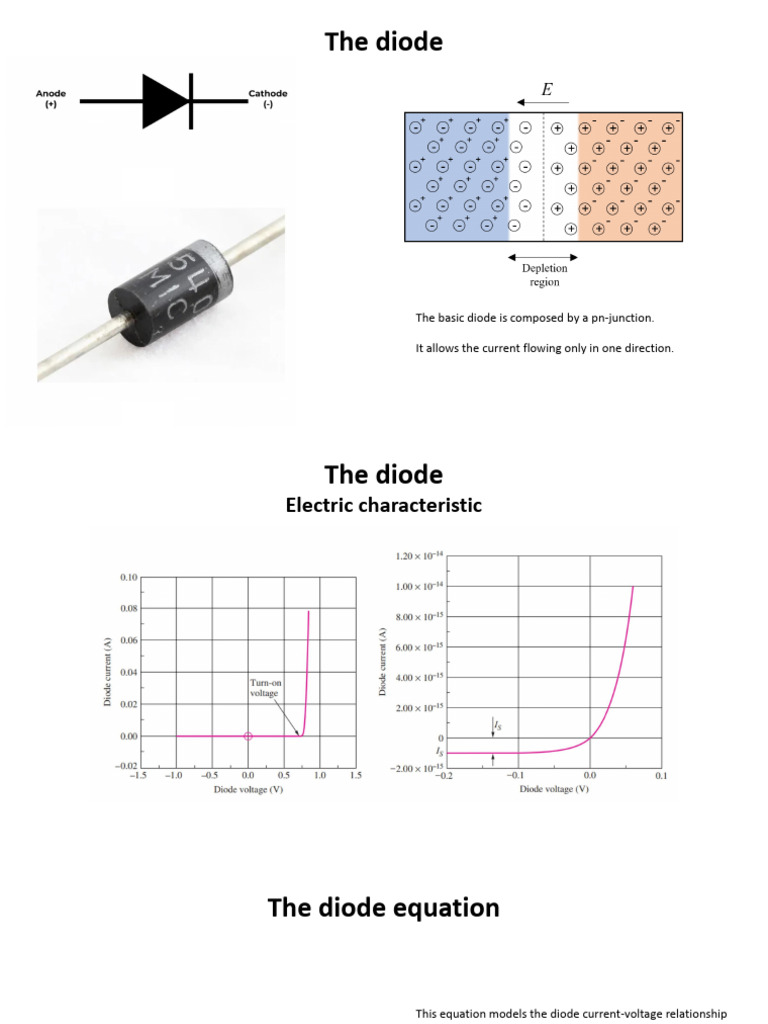 diodes | Download Free PDF | Diode | Electrical Resistance And Conductance
