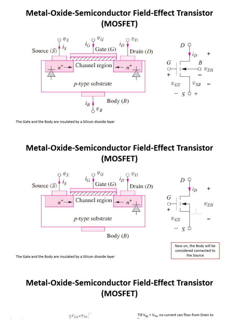Mosfet Pdf Mosfet Field Effect Transistor